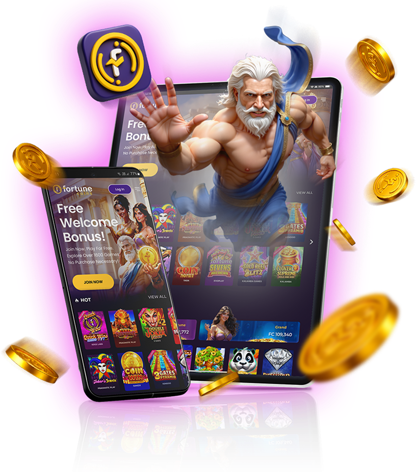 Download Fortune Coins Casino App & Play Casino-Style Games on Mobile!